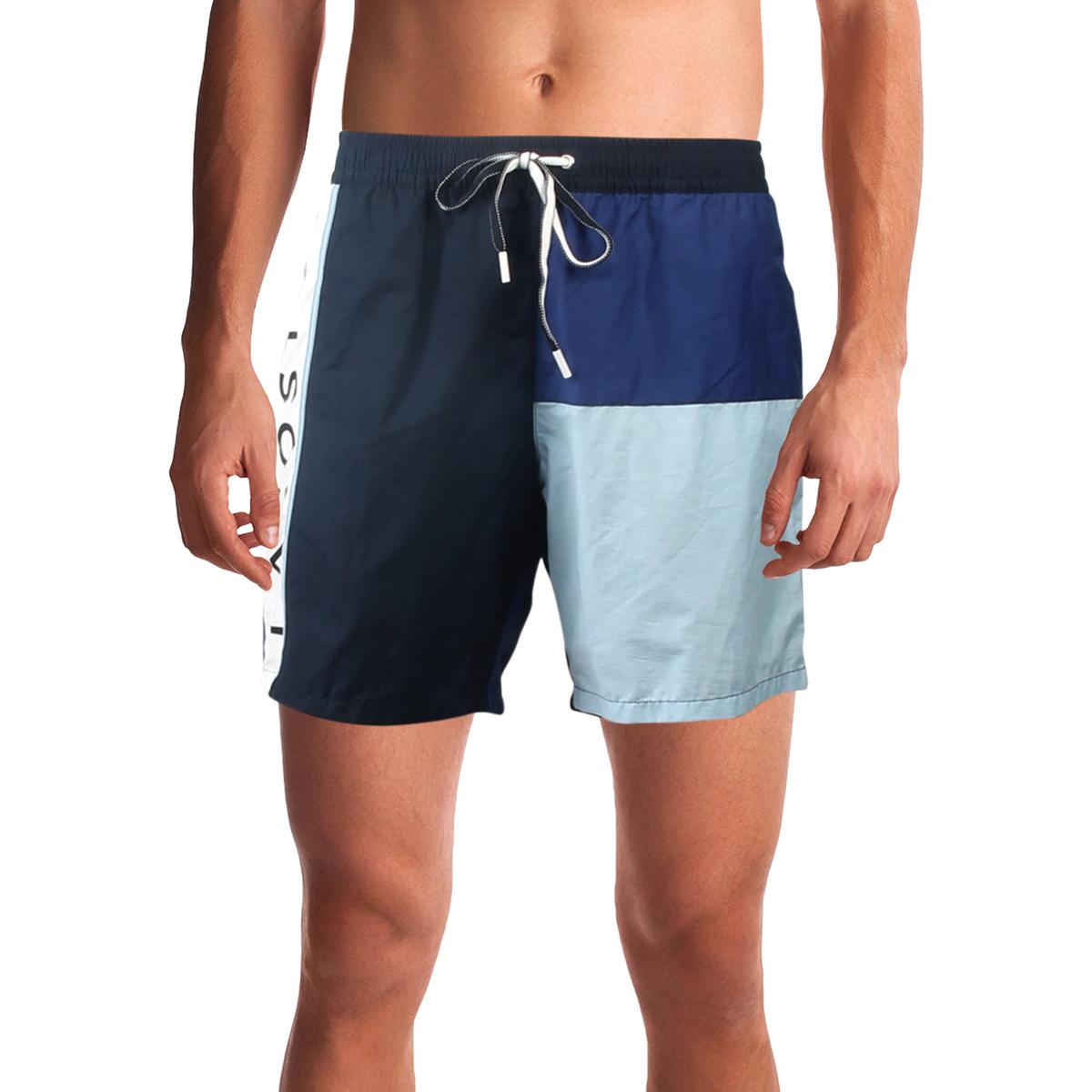 Lacoste Mens Blue Logo Casual Board Shorts Bikini Trunks M BHFO 8598 | eBay