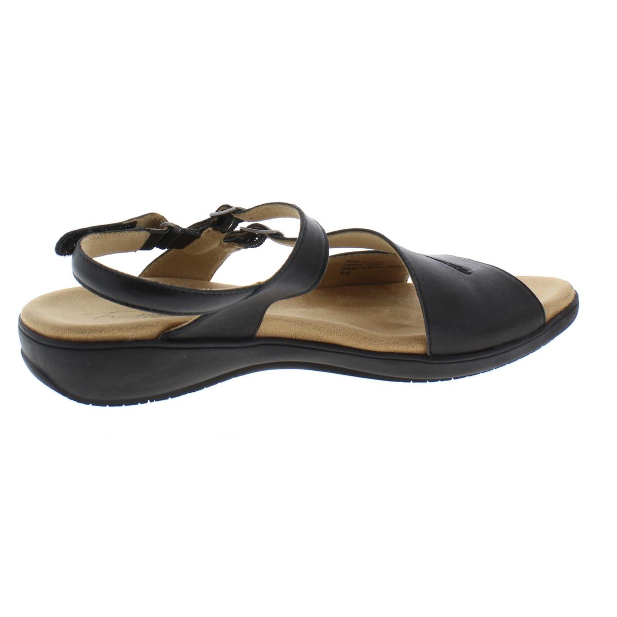 Trotters Womens Riva Black Slingback Sandals Shoes 9 Medium Bm Bhfo 4044 Ebay