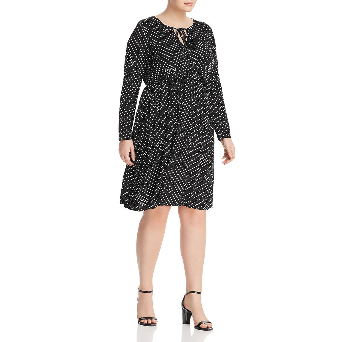 B Collection by Bobeau Womens Galilea Black Casual Dress Plus 3X BHFO ...