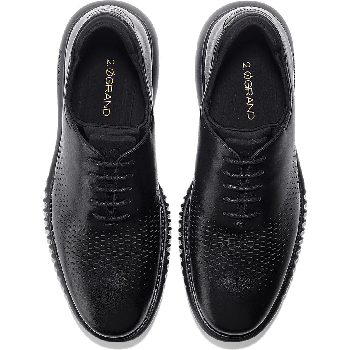 Cole Haan Mens 2 Zerogrand Black Leather Oxfords Shoes 11 Medium (D ... Cole Haan Mens 2 Zerogrand Black Leather Oxfords Shoes 11 Medium (D ...