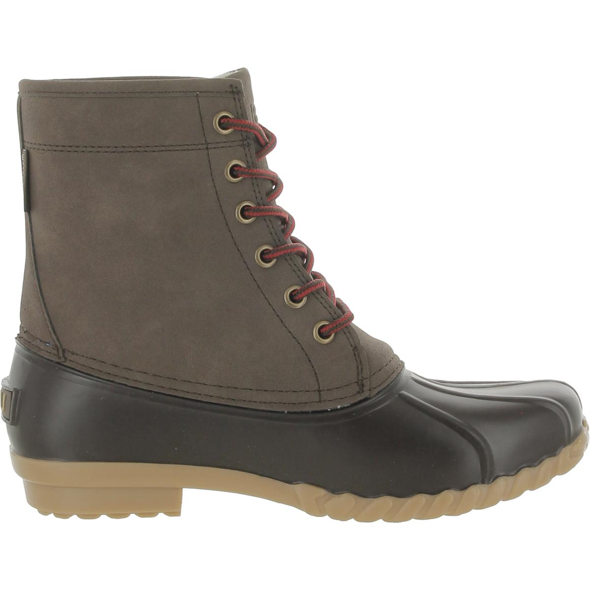 JBU by Jambu Men's Maine Waterproof Round Toe Lace-Up Duck Boot Black ...