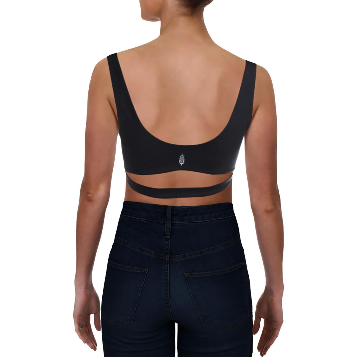 FP Movement by Free People Womens Good Times Black Yoga Sports Bra S ...