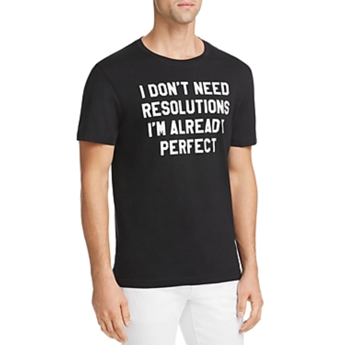 Noize Mens Black Slogan Short Sleeves Tee T-Shirt Top M BHFO 4365 | eBay