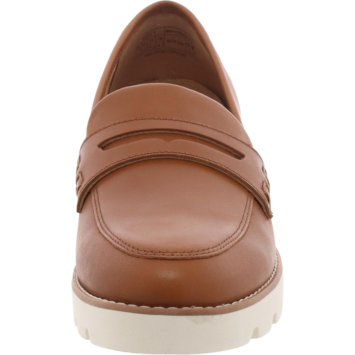 Vionic Womens Cheryl II Lugged Sole Slip-On Penny Loafers Shoes BHFO ...
