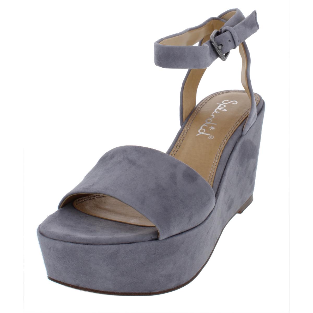 Splendid Womens Felix Gray Platform Sandals Shoes 8.5 Medium (B,M) BHFO ...