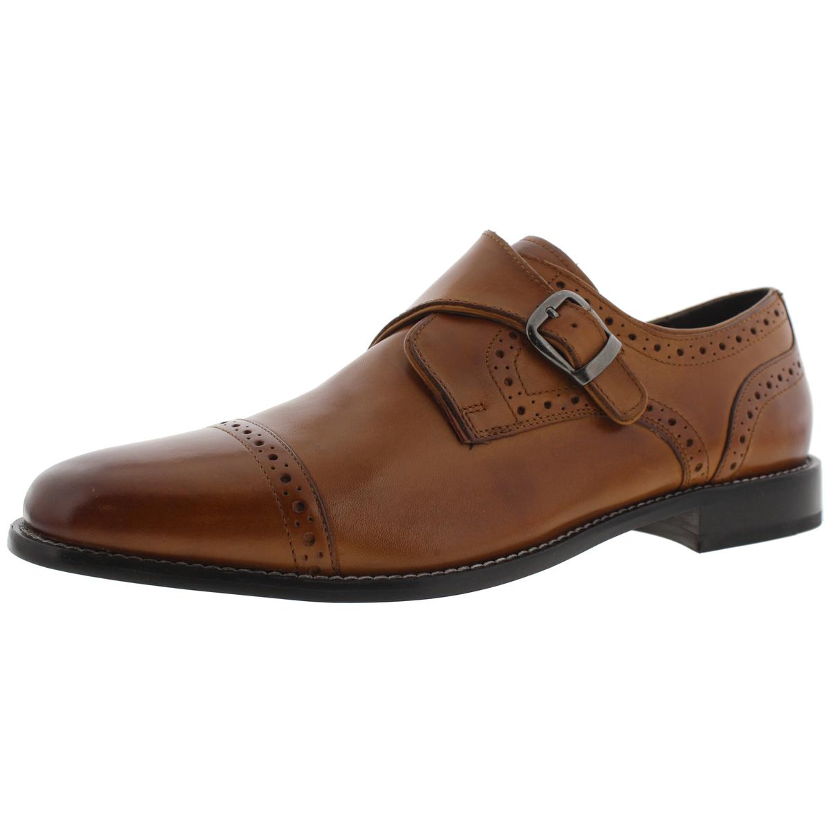 Nunn Bush 8759 Mens Newton Leather Oxfords Brogue Monk Shoes Derby BHFO ...
