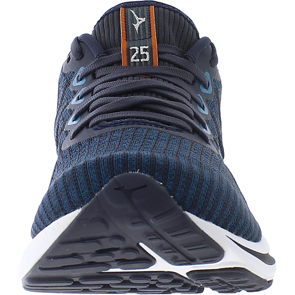 J1GC217590+411320.9P9U+Mizuno+Wave+Rider+25+Waveknit+Black%2FGrey-White+Men%27s+Si for sale ...