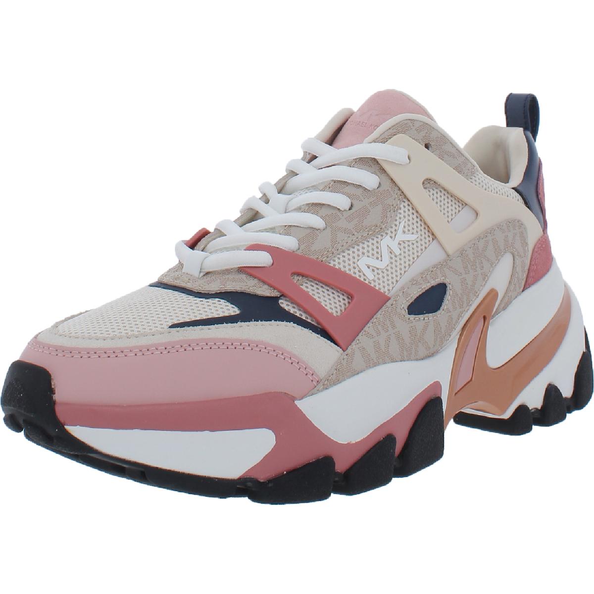 Michael Kors Nick Trainer Womens Leather Lifestyle Fashion Sneakers