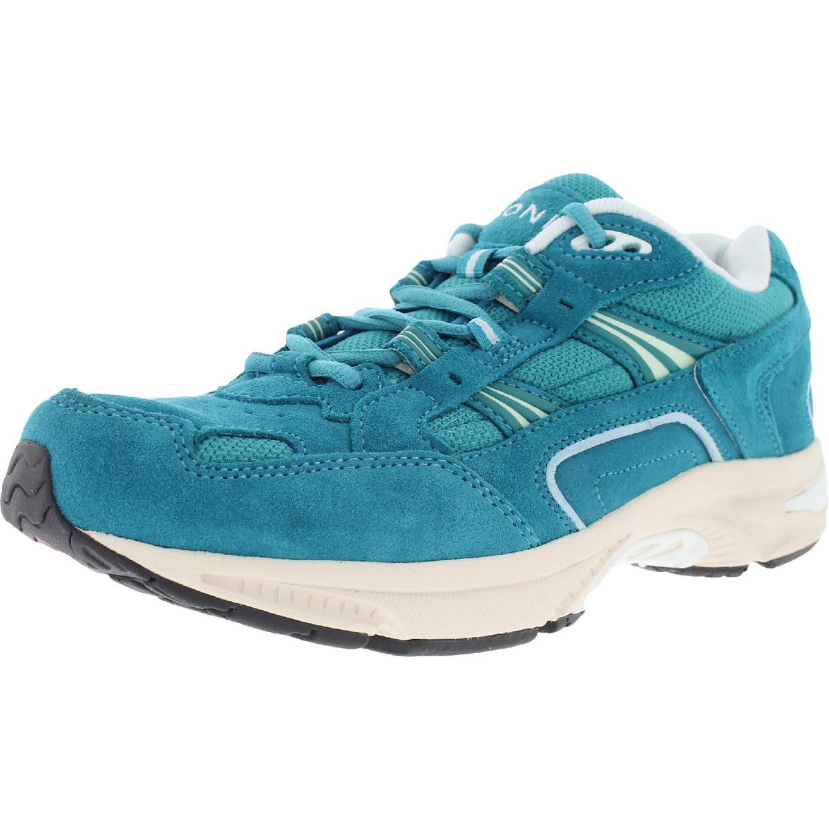 Vionic Walker Women's Plantar Fasciitis Shoe - Suede Lake Blue - 7.5 ...