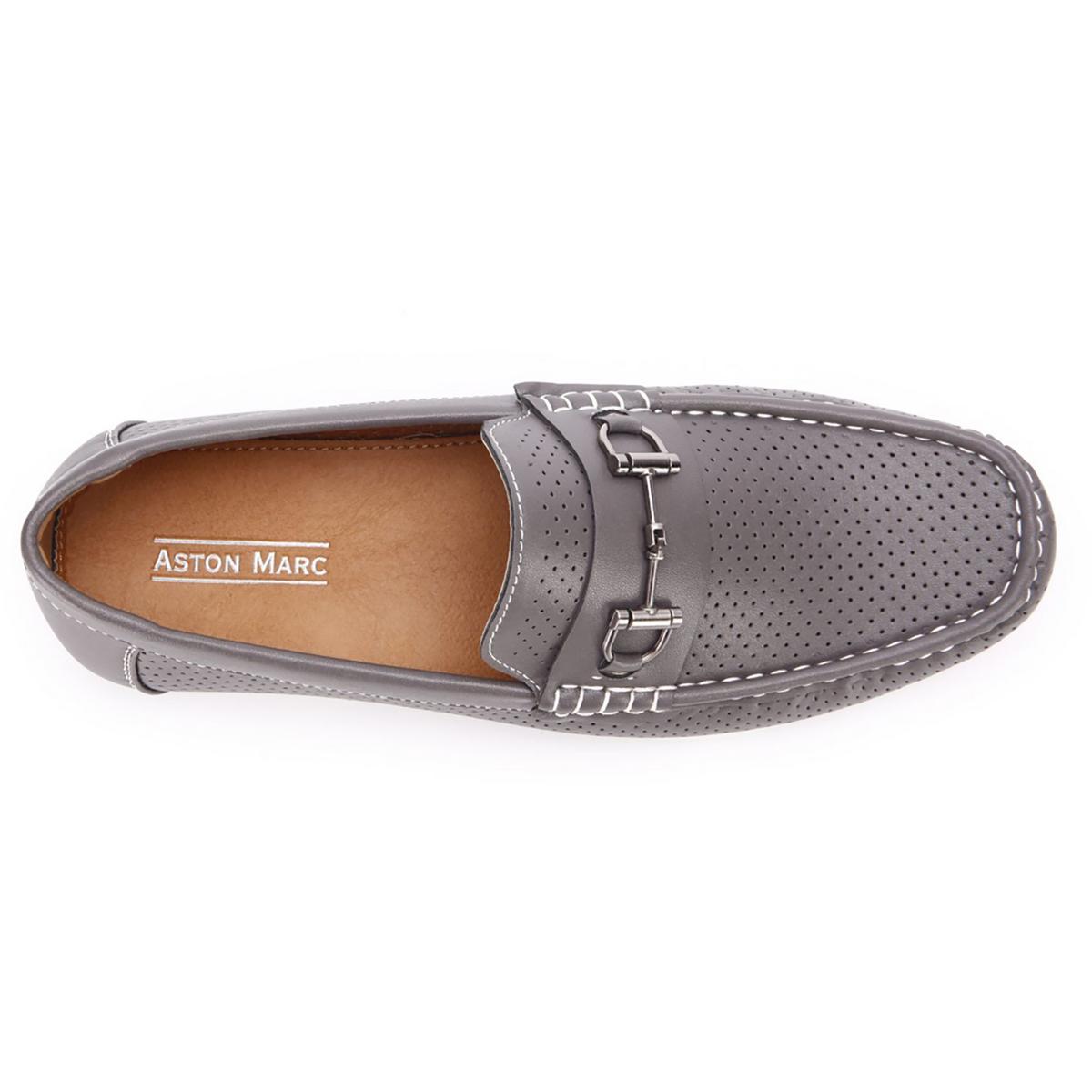 Aston Marc Mens Walk Faux Leather Slip-On Driver Loafers Shoes BHFO ...