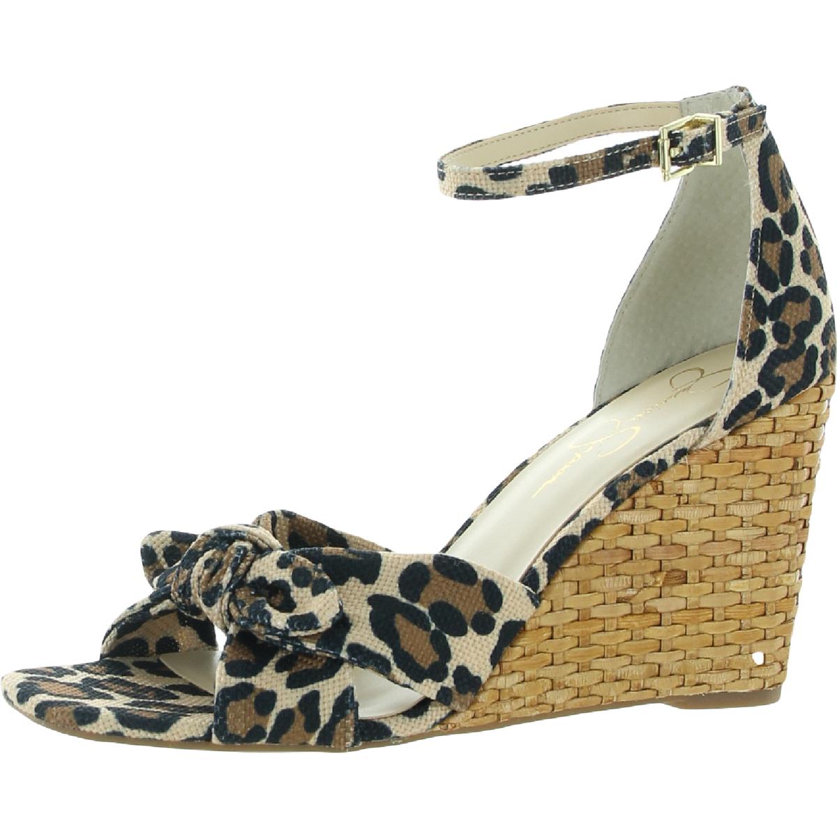 Jessica Simpson Delirah Womens Suede Ankle Strap Wedge Sandals