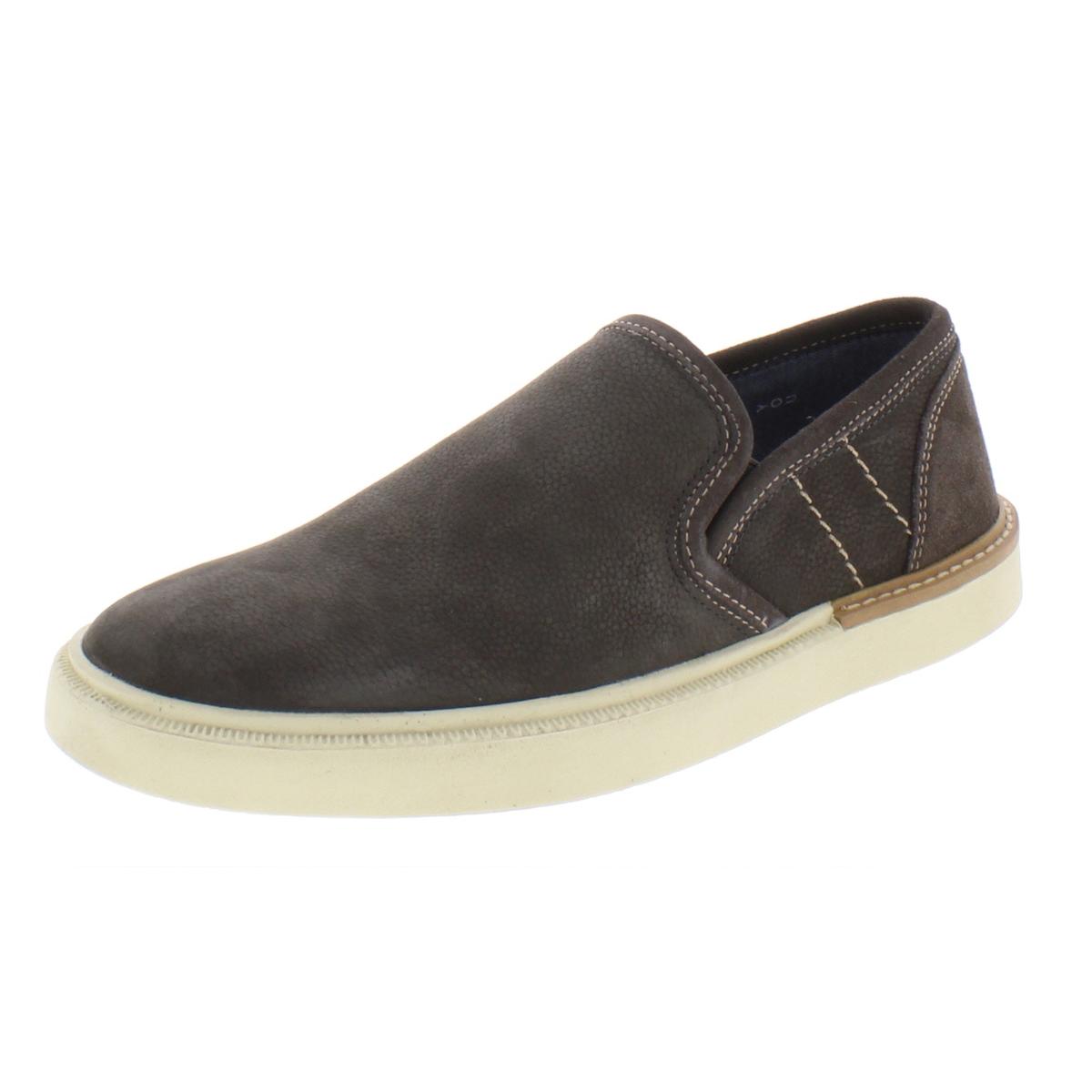 Lucky Brand Mens Dexter Gray Slip-On Sneakers Shoes 8 Medium (D) BHFO ...
