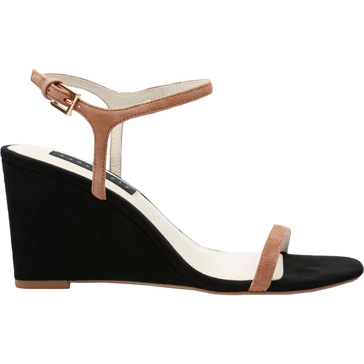 Sanctuary Womens Wobble Square Toe Pumps Wedge Sandals Shoes BHFO 5773 ...