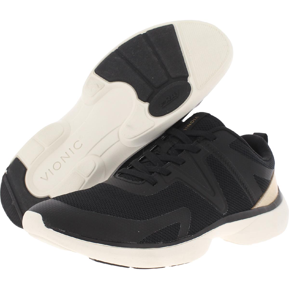 VIONIC Leyo Sneaker Orthotic Comfort Cushioned Tennis Shoes Black Size ...