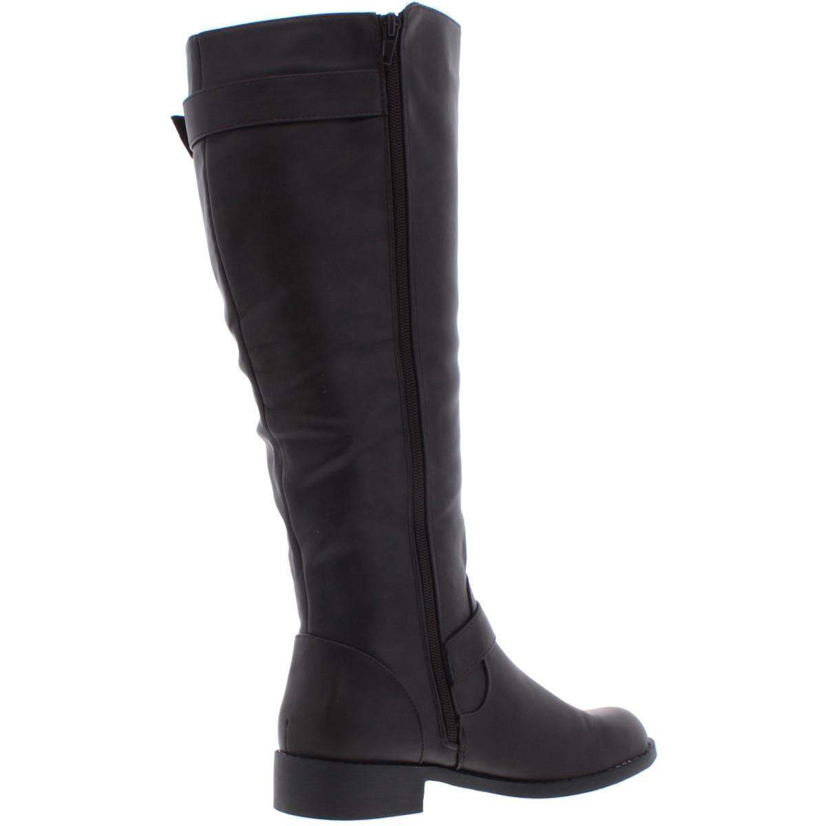Mia Womens Garson Brown Knee-High Riding Boots Shoes 6.5 Medium (B,M ...