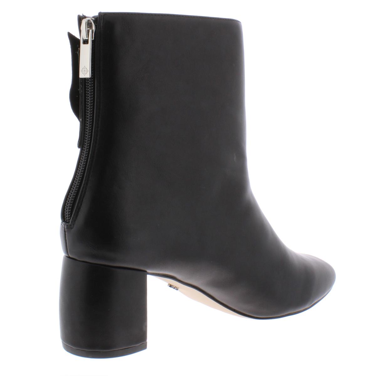 Nanette Nanette Lepore Womens Nathalie Black Bow Ankle Boots 8 Medium ...
